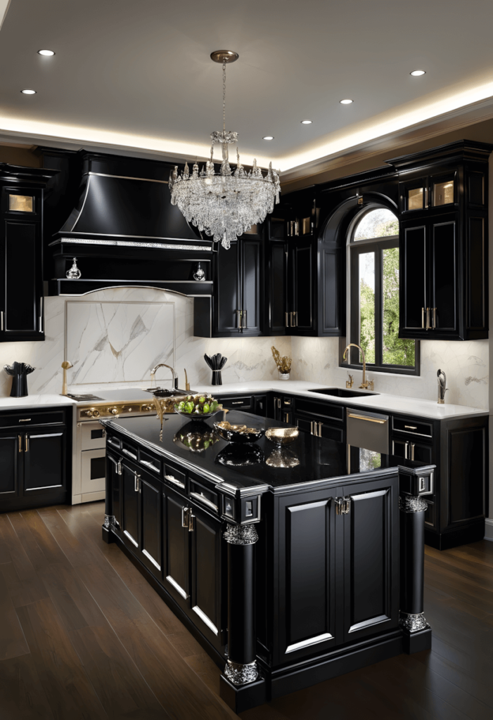 19 Stunning Black Kitchen Cabinets That Blend Bold Design with ...