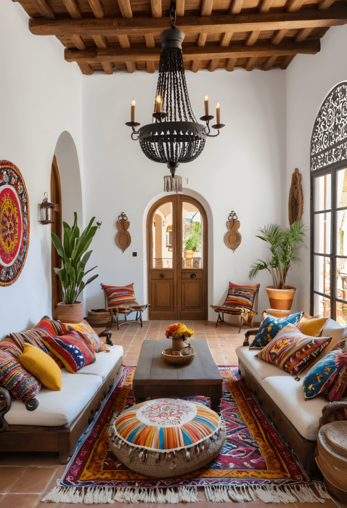 25 Gorgeous Old Spanish-Style Living Rooms to Spark Your Design ...