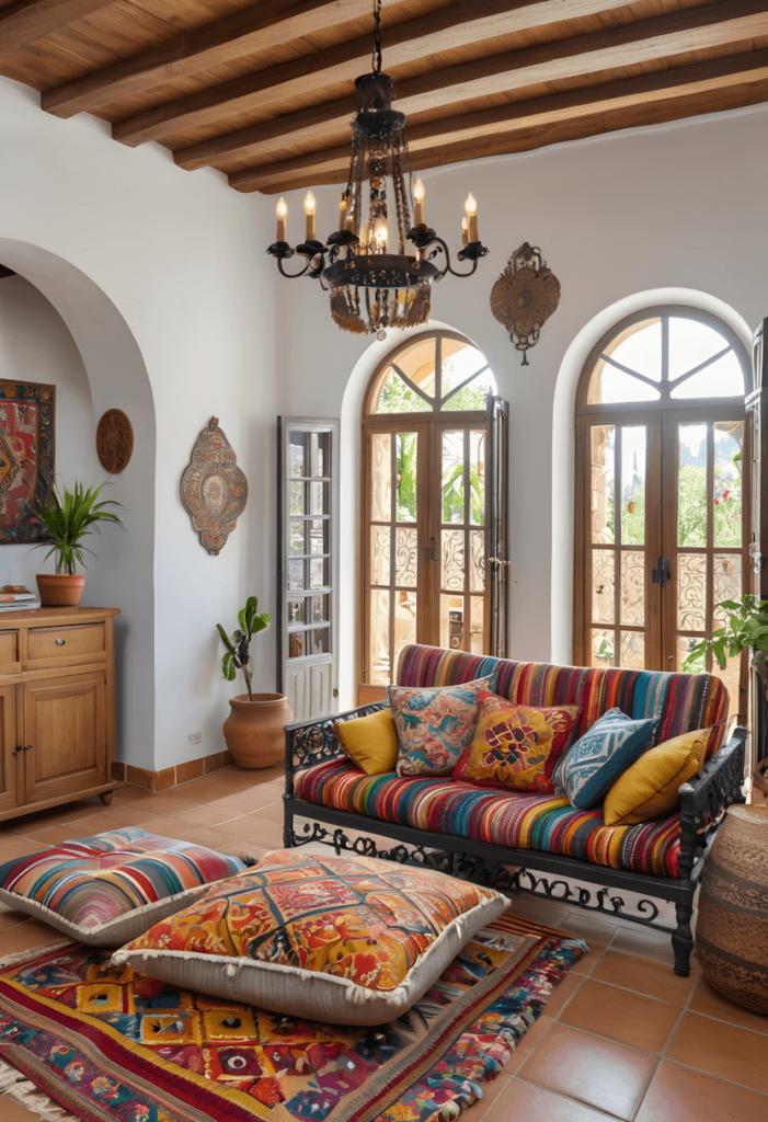 25 Gorgeous Old Spanish-Style Living Rooms to Spark Your Design ...