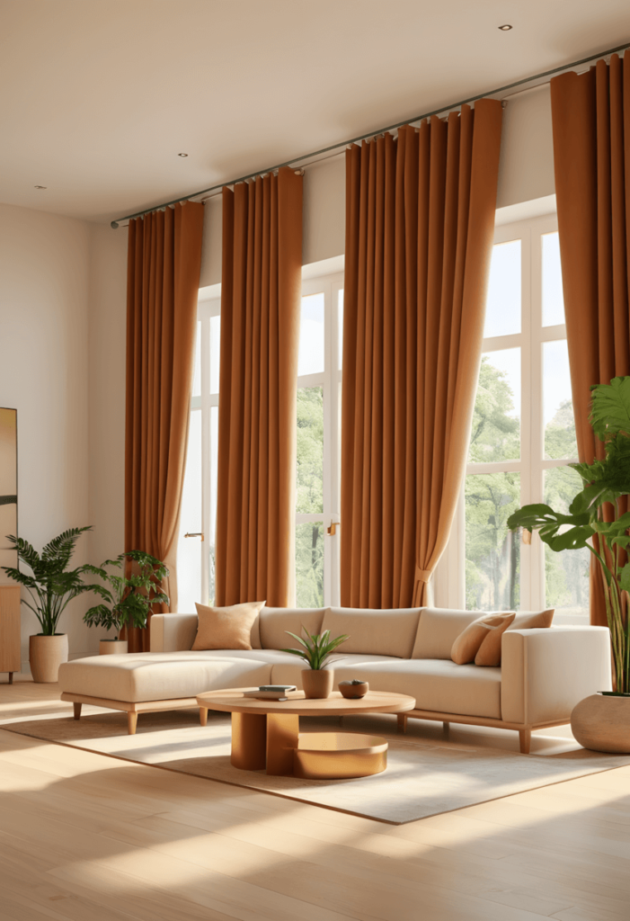 Spice Up Your Space: 21 Stylish Burnt Orange Living Room Decor Ideas ...