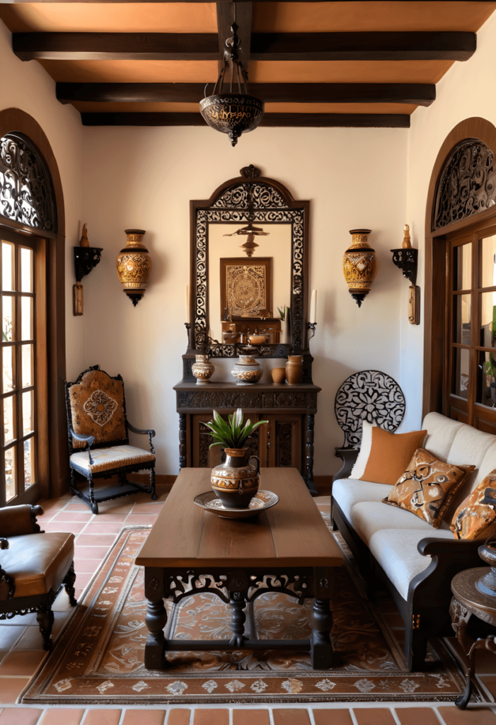 25 Gorgeous Old Spanish-Style Living Rooms to Spark Your Design ...