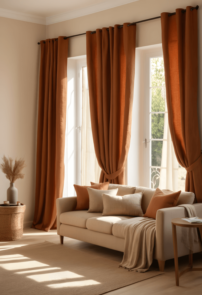 Transform Your Living Room with These 20 Burnt Orange Aesthetic Looks ...