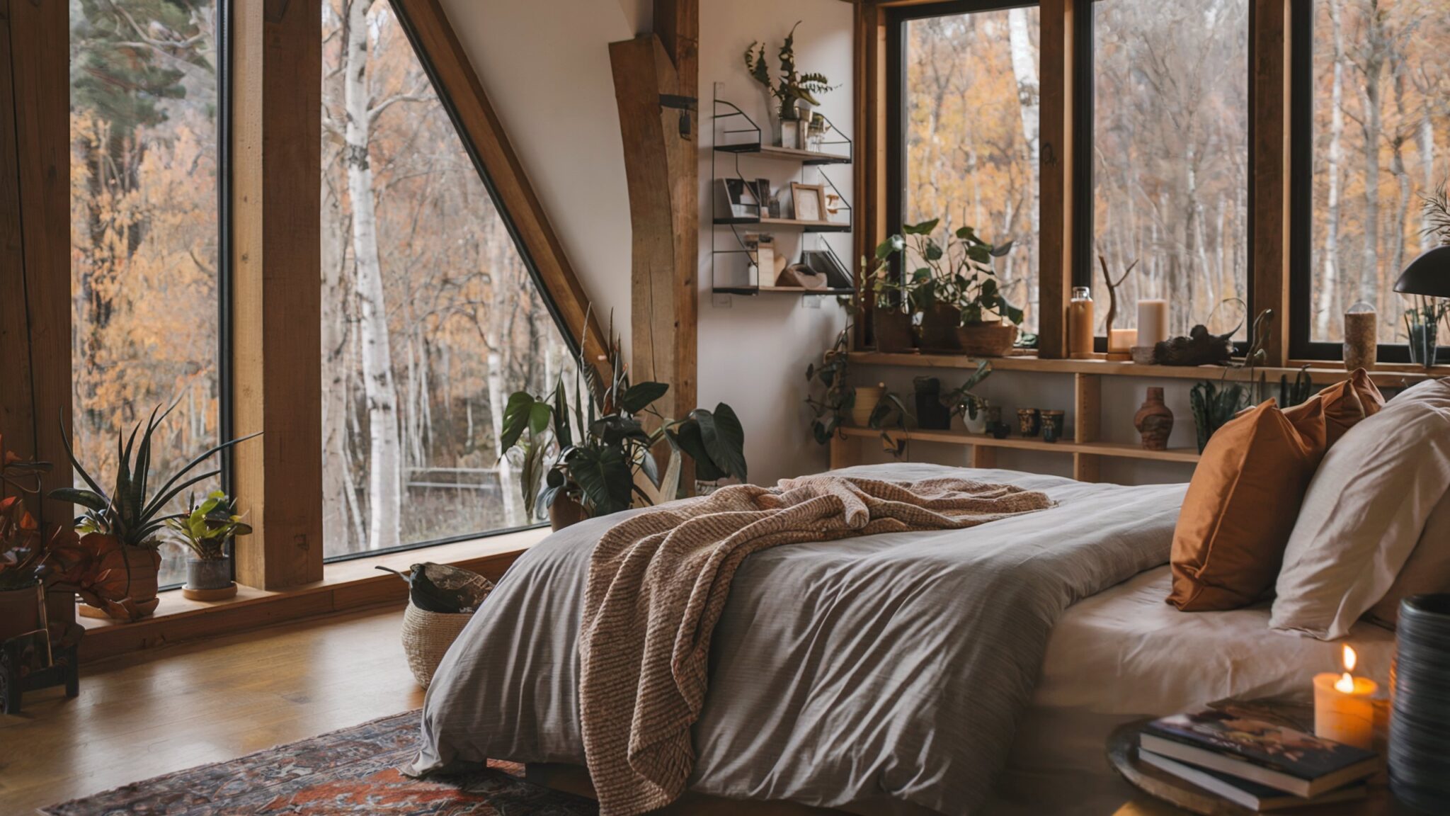 20 Gorgeous Cabin Bedrooms That Perfectly Blend Nature and Comfort ...